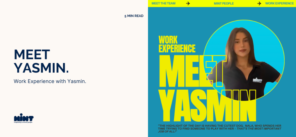 A Work Experience week at Mint: Meet Yasmin - MINT